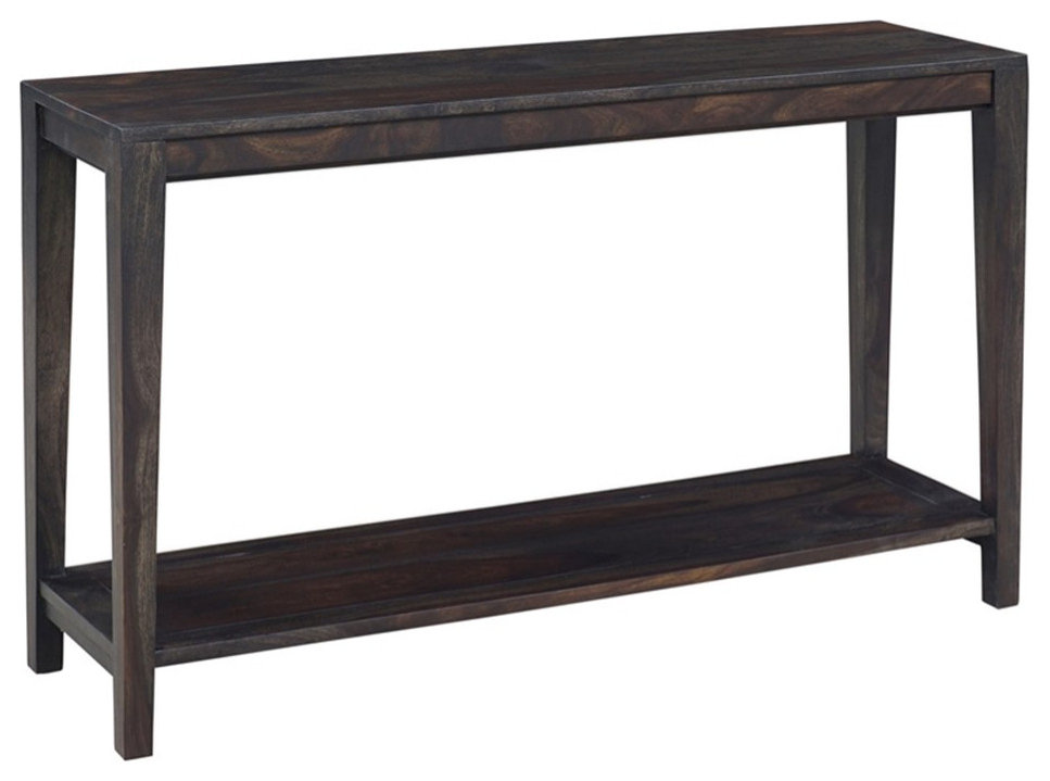 Porter Designs Fall River Solid Sheesham Wood Console Table - Brown - Rustic - Console Tables ...