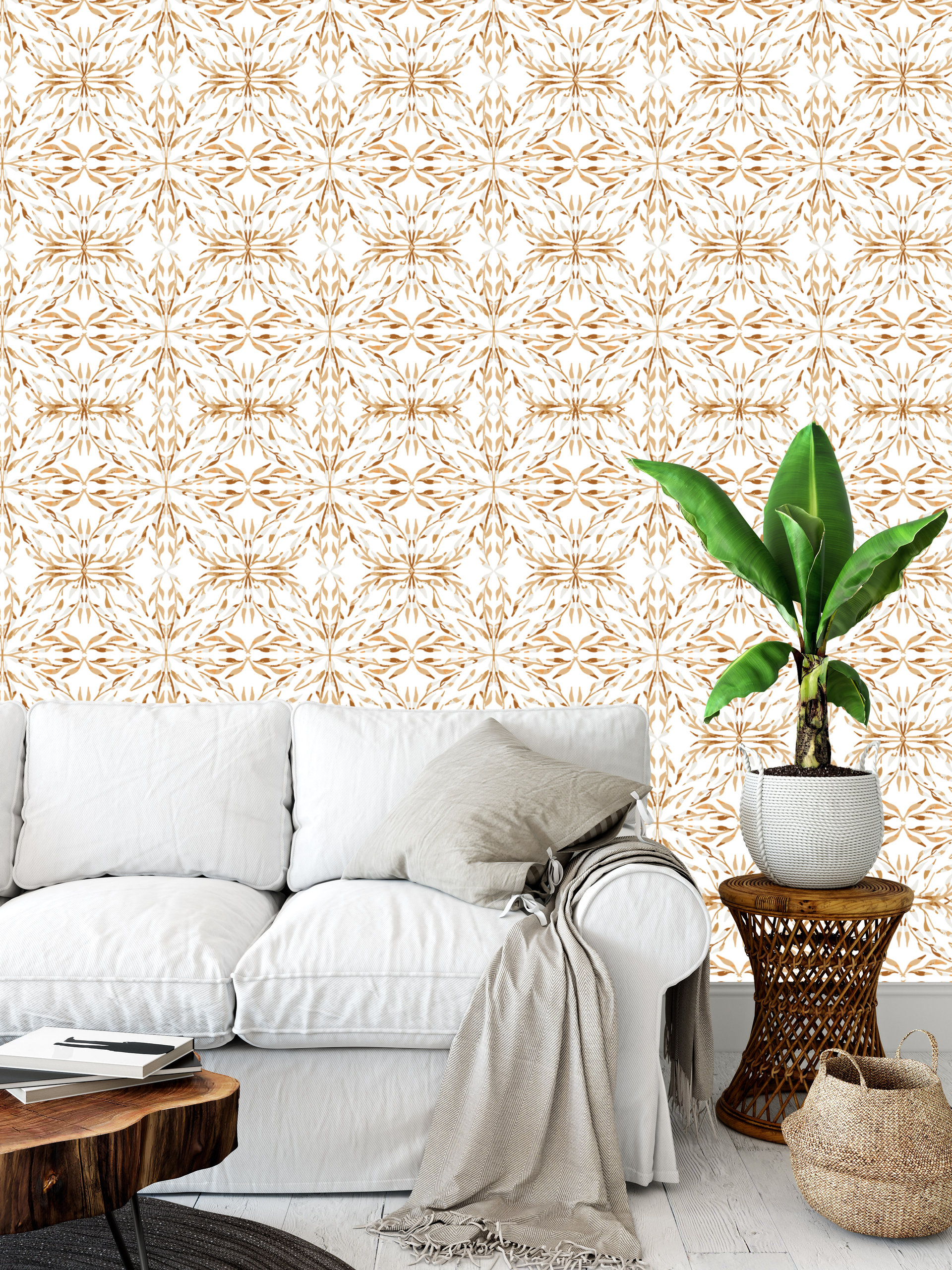 So Classy Tan Wallpaper by Monor Designs, 24"x144" - Contemporary - Wallpaper - by Limitless ...