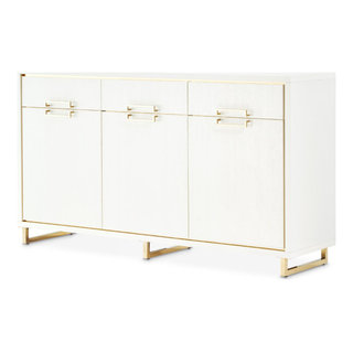 Palm Gate Sideboard, Cloud White - Contemporary - Buffets And ...