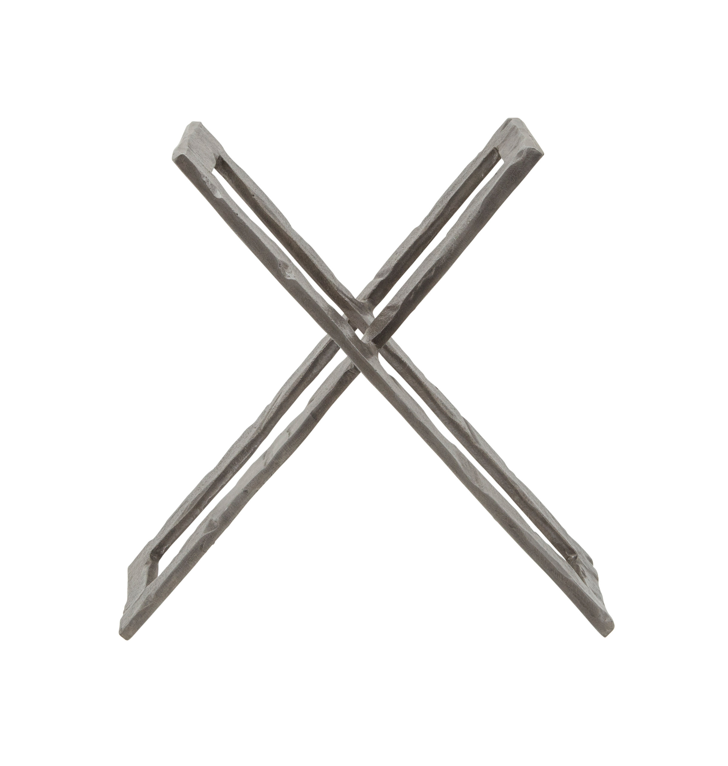 12" Metal Abstract Sculpture, Gunmetal - Contemporary - Decorative ...