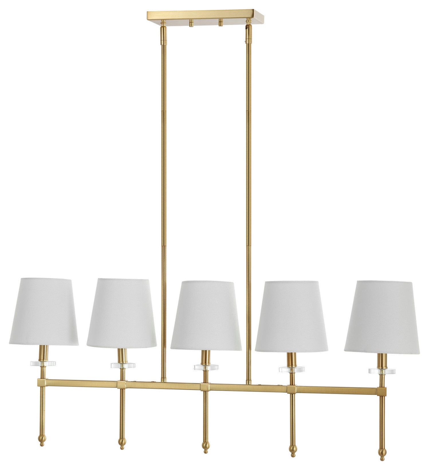 JONATHAN Y Lighting JYL9919 Sophie 5 Light 39"W LED Linear ...