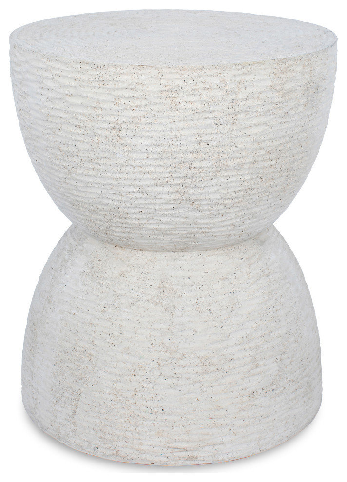 Chayton Indoor And Outdoor Volcanic Stone Decorative Table - Farmhouse ...