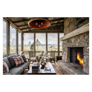 Montana Ranch Residence - Rustic - Verandah - Other - by Miller-Roodell ...