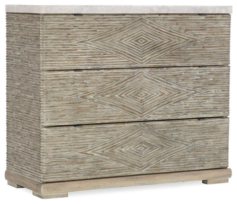 Amani Three Drawer Accent Chest - Farmhouse - Accent Chests And ...
