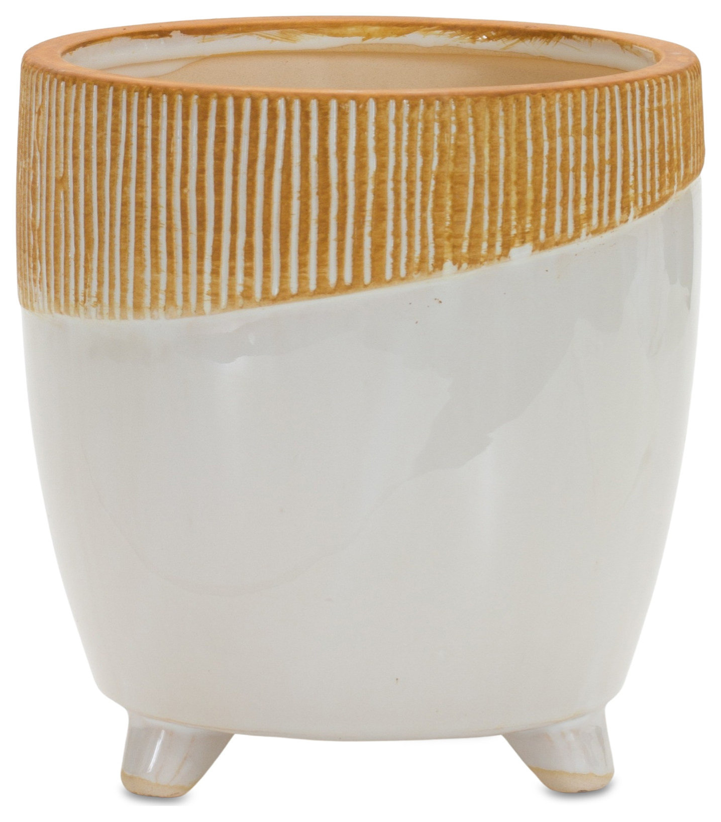 Terracotta Pot With Legs - Contemporary - Indoor Pots And Planters - by ...