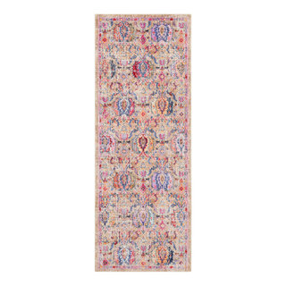 Machine Woven Rumi Area Rug RUM-2300, 3'x7'10" - Traditional - Hall And ...