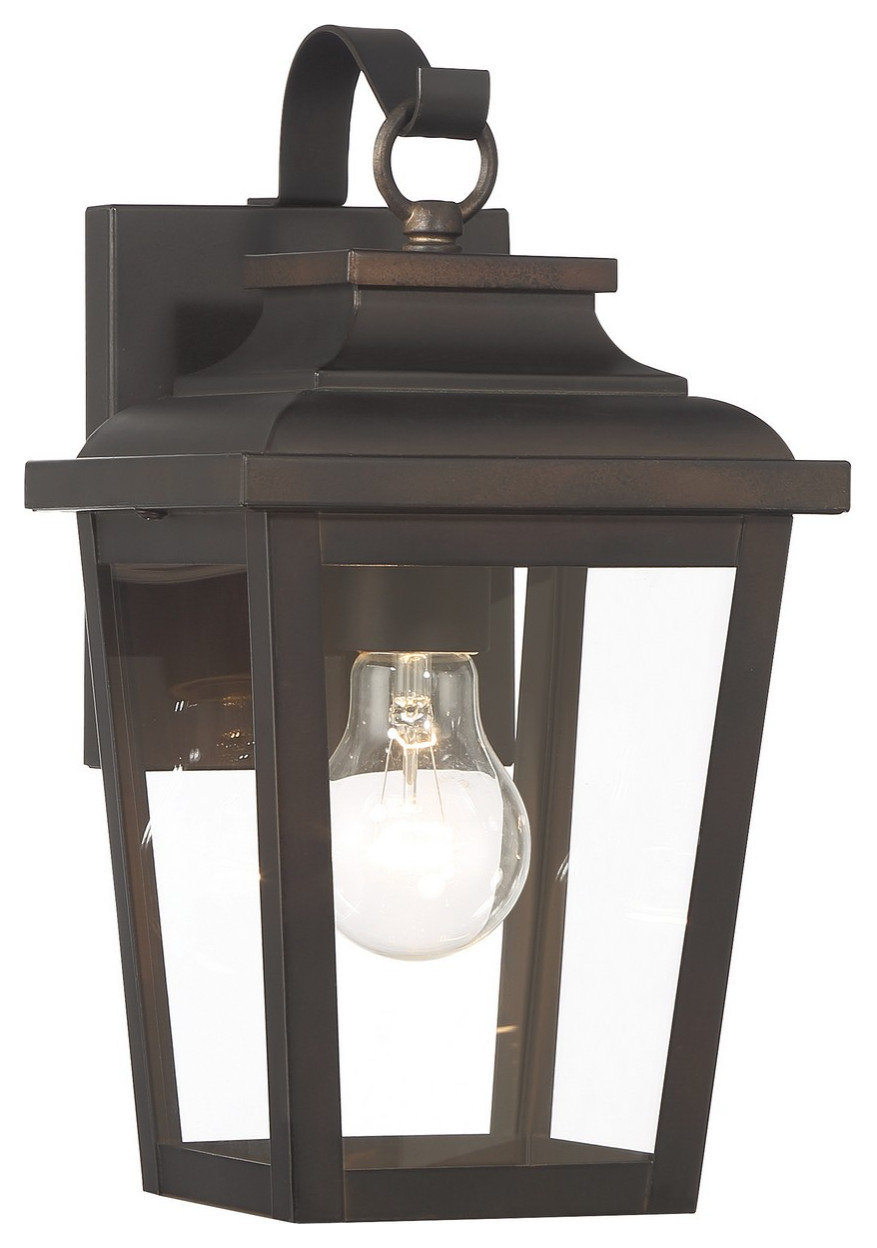 Irvington Manor 1-Light Wall Mount, Chelesa Bronze - Transitional ...