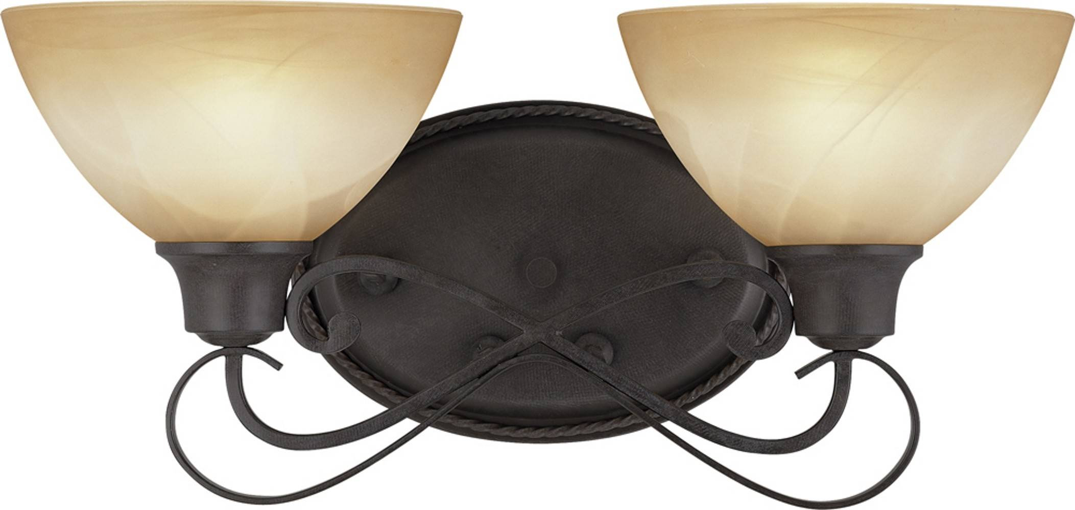 Altamonte 2-Light Frontier Iron Bath and Vanity - Traditional ...