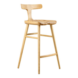 Anvil Bar Chair With Back - Midcentury - Bar Stools And Counter Stools ...