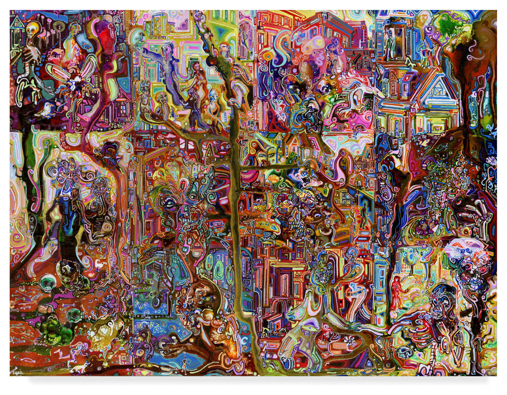 "Bad Habits" by Josh Byer, Canvas Art, 19"x14" - Contemporary - Prints ...