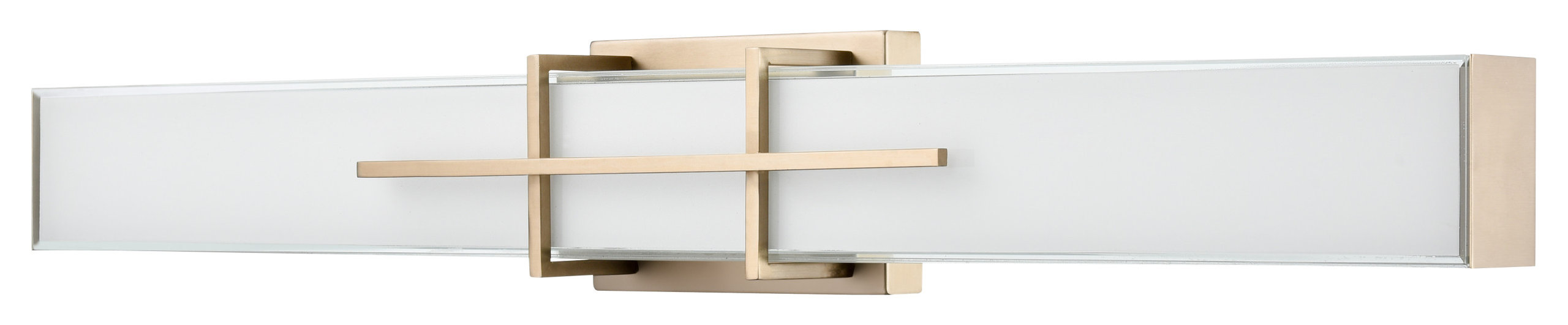 Tocco LED Light 32 in. Modern Gold Vanity Light - Transitional ...