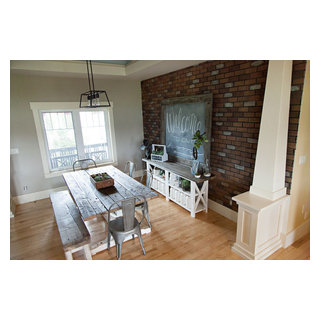 ClassicBrick - Faux Brick Dining Room Feature Wall - Antique - Rustic ...
