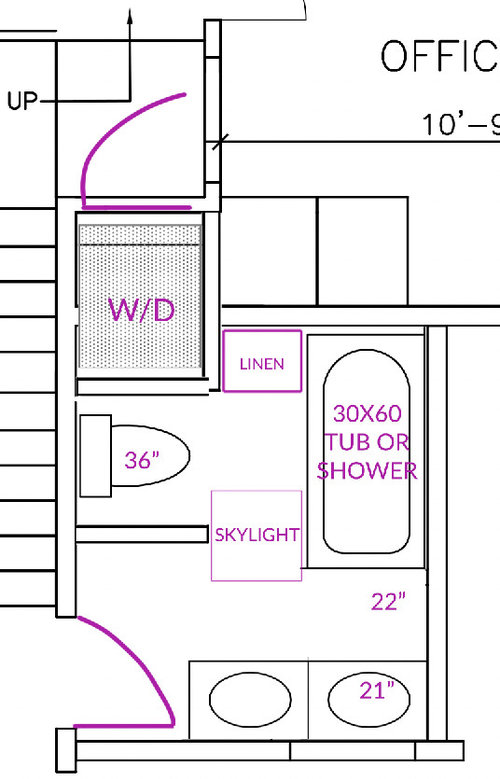 Washer/Dryer in Closet or in the Bathroom? FLOORPLANS