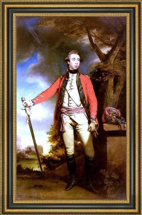 Sir Joshua Reynolds Portrait of George Townshend Lord Ferrers Canvas ...