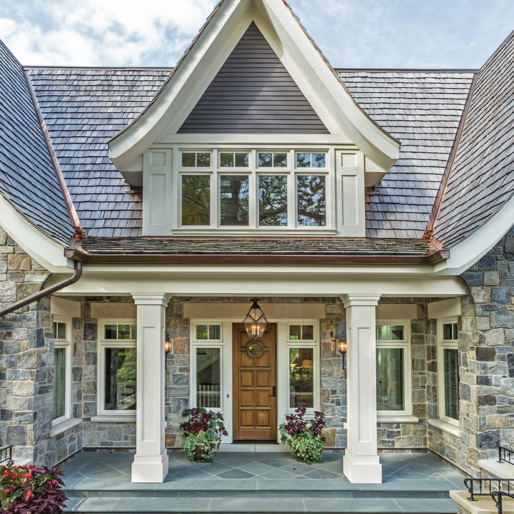 75 Beautiful Exterior with a Gable Roof Ideas & Designs - December 2024 ...