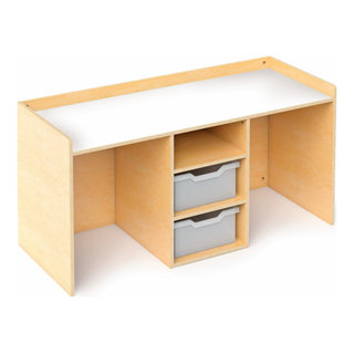Stem Activity Desk With Trays - Transitional - Kids Desks And Desk Sets ...