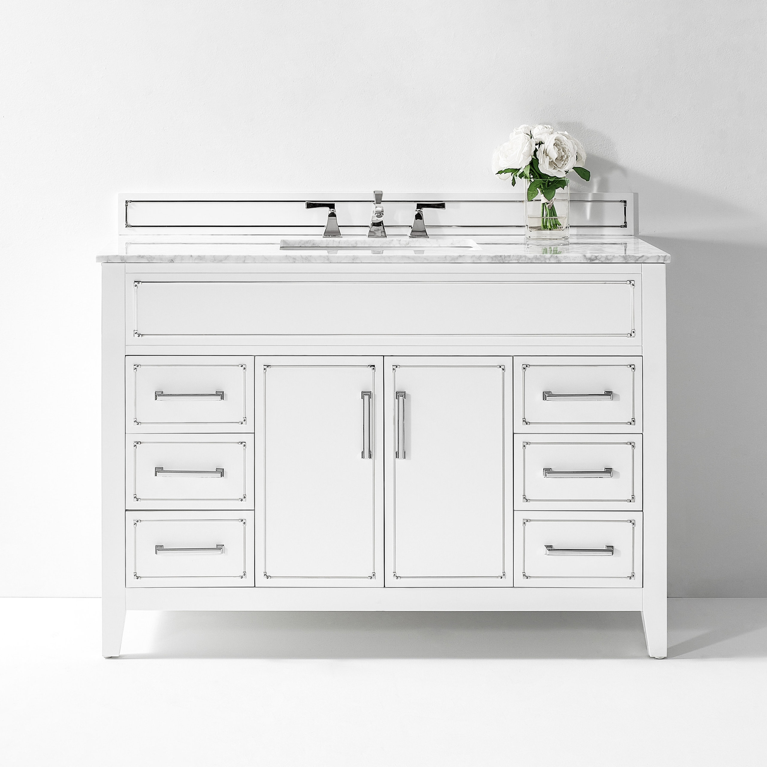 Aspen Bathroom Vanity Set, 48" - Transitional - Bathroom Vanities And ...