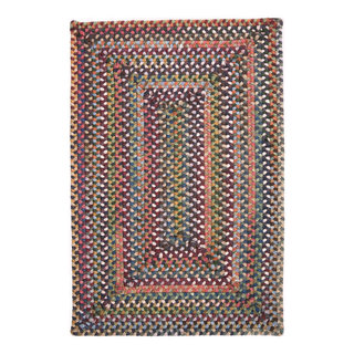 Ridgevale Variegated/Multi Indoor Rug Rustic Farmhouse RV20, 7'x7 ...