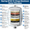 iSpring 15-Stage Never Clog High Output Shower Filter, Chrome Finish ...