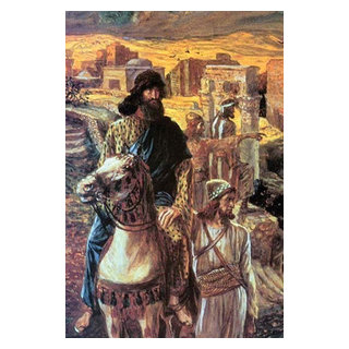 Nehemiah Sees the Rubble in Jerusalem, 20" x 30" - Traditional - Prints ...