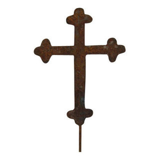 Cross Garden Art - Contemporary - Garden Statues And Yard Art - by ...