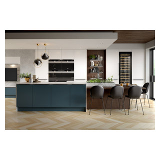 Super Matt Handleless Kitchen - Modern - Kitchen - Other - by Kash ...