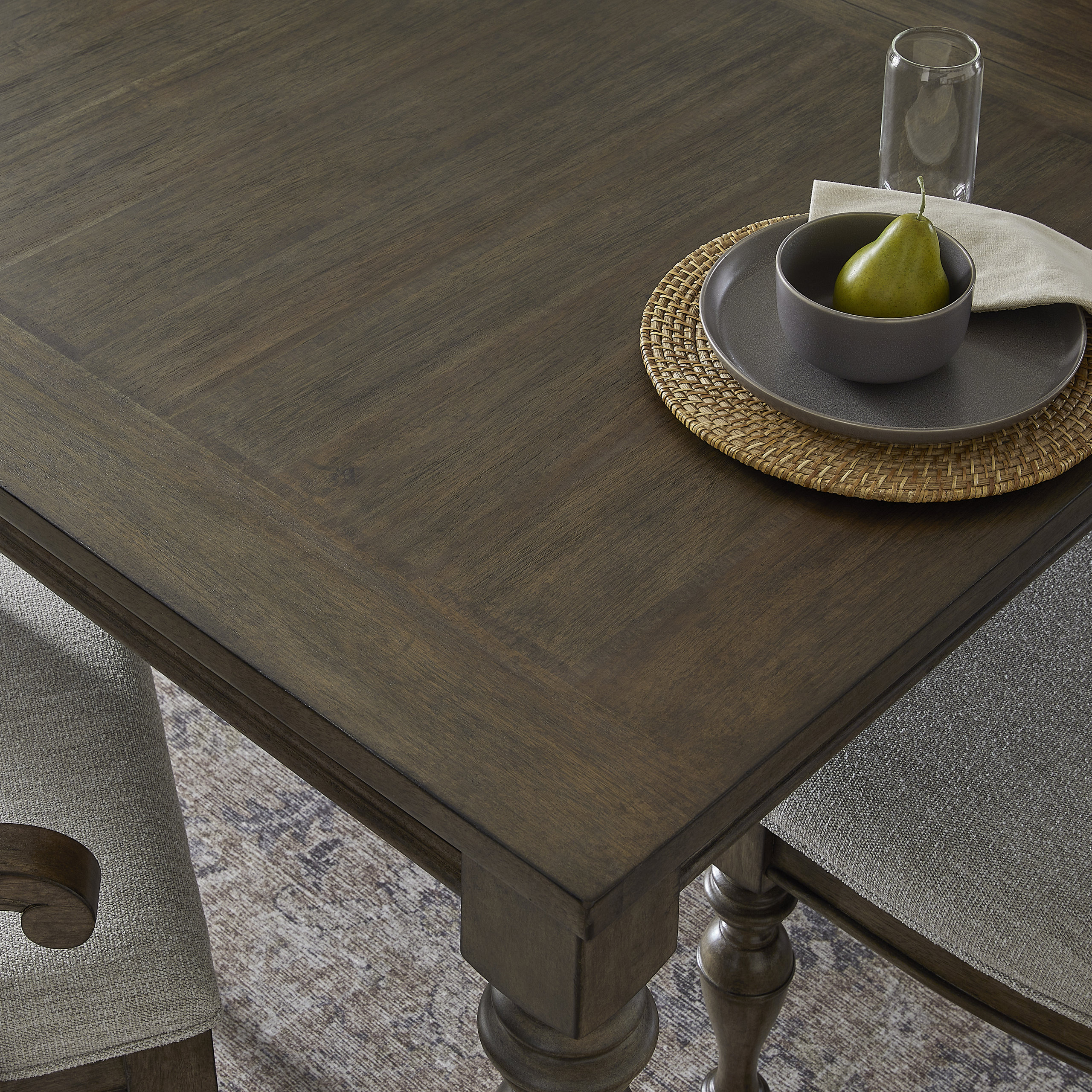 Woodbury Leg Table in Cowboy Boots Brown - Traditional - Dining Tables ...