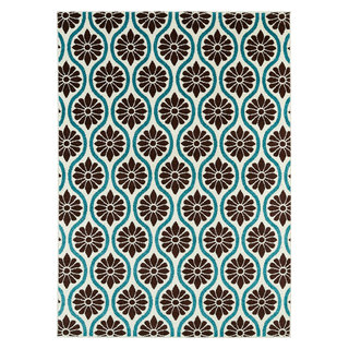 Cosmo Floral Rug, 5'2"x7'3" - Mediterranean - Area Rugs - by Mayberry ...