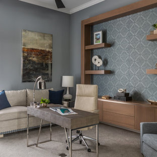 75 Beautiful Coastal Home Office Pictures & Ideas | Houzz