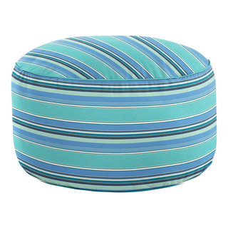 Mozaic Home Dolce Oasis Indoor/Outdoor Round Bean Pouf, 30"x30"x15 ...
