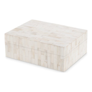 White Modern Box | Eichholtz Scoop - Contemporary - Jewelry Boxes And ...