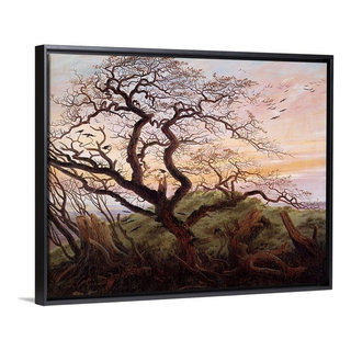 "The Tree of Crows, 1822" Floating Frame Canvas Art, 22"x18 ...
