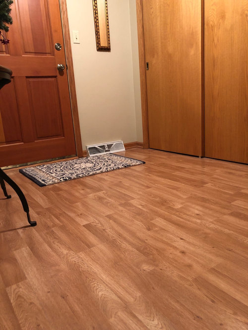keeping golden oak trim w/updated dark walnut flooring???