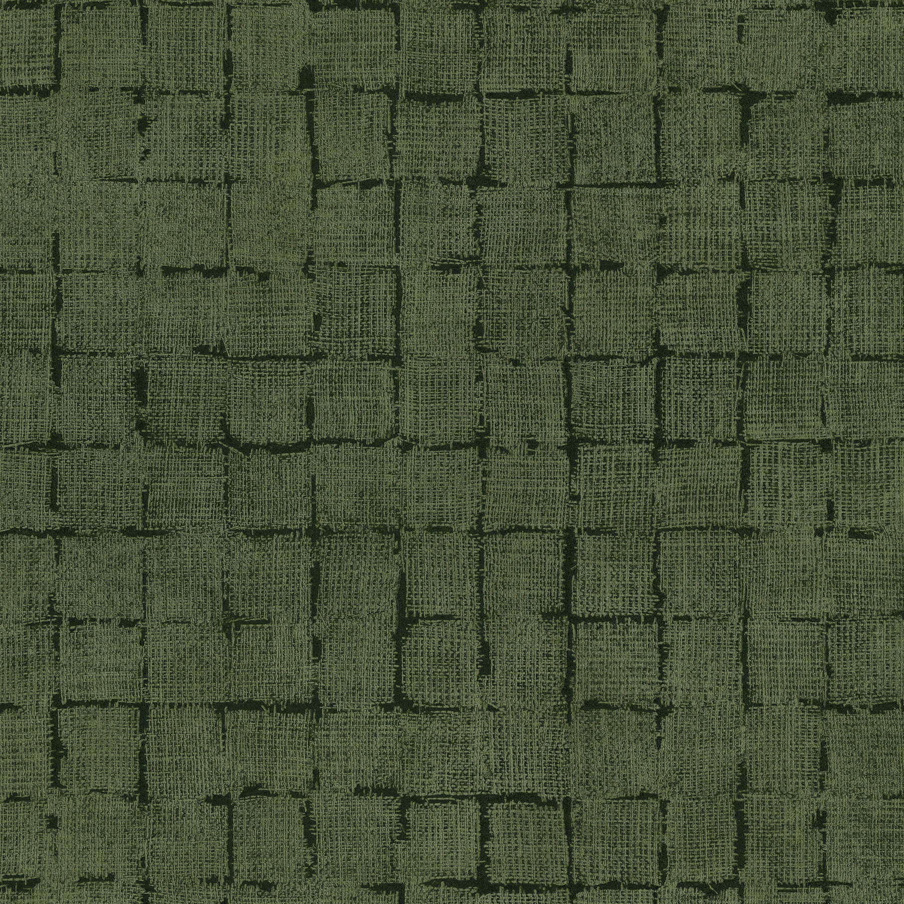 Blocks Olive Checkered Wallpaper, Bolt - Contemporary - Wallpaper - by ...