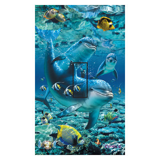 Coral Pals Single Toggle Peel and Stick Switch Plate Cover: 2 Units ...