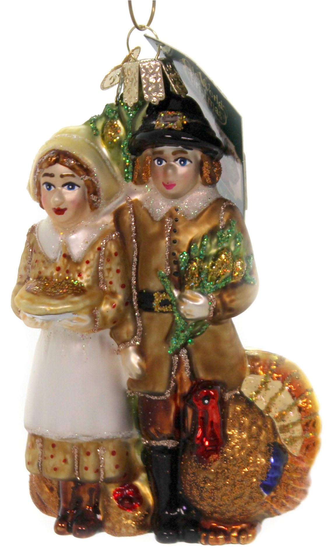 Old World Christmas Pilgrim Thanksgiving Ornament Autumn Feast Turkey ...