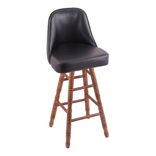 Holland Bar Stool, Grizzly Extra Tall Bar Stool, Turned Oak Legs, Extra ...
