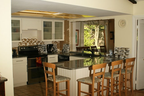 Where to extend (end) kitchen backsplash?