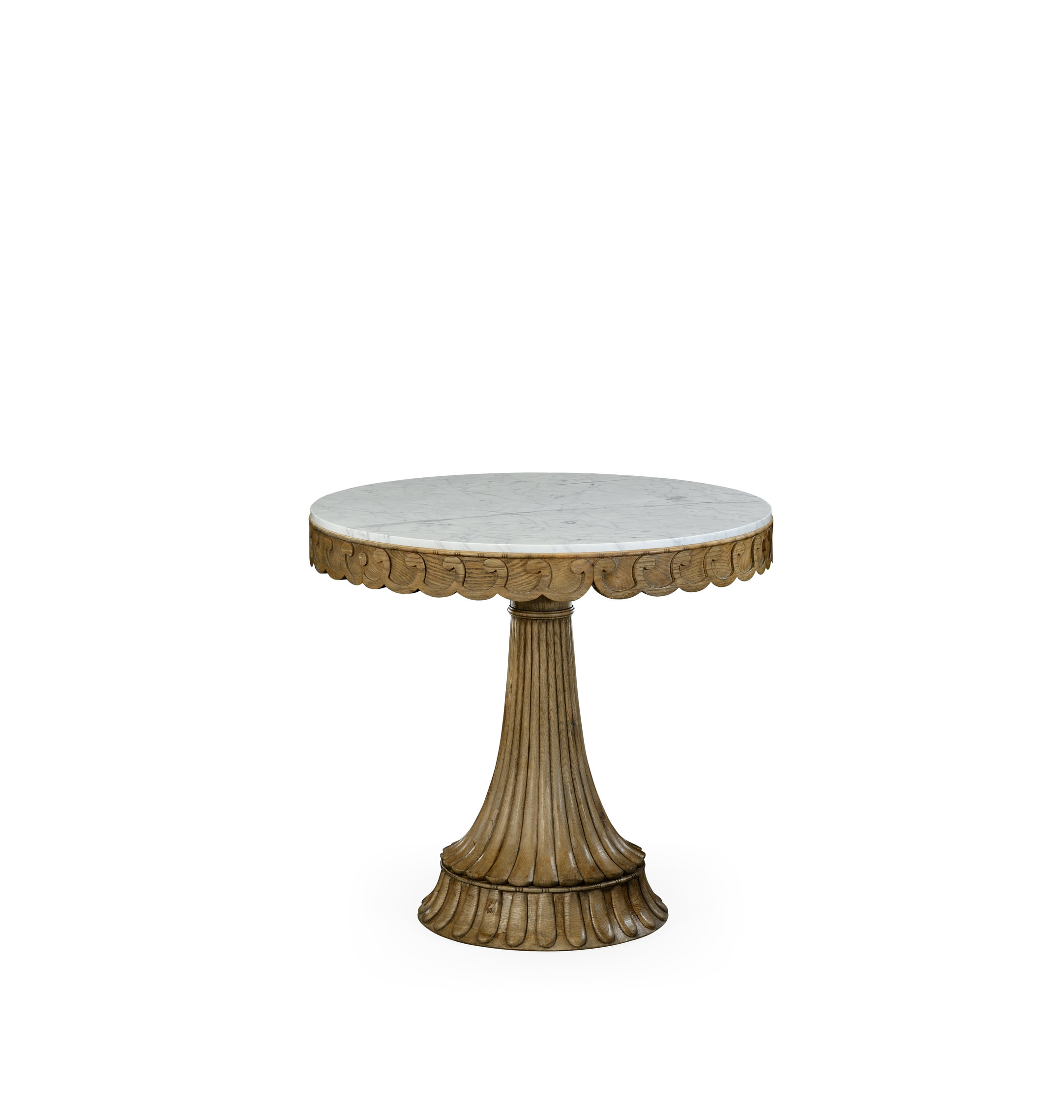 Dalkeith Washed Oak Table - Traditional - Side Tables And End Tables ...