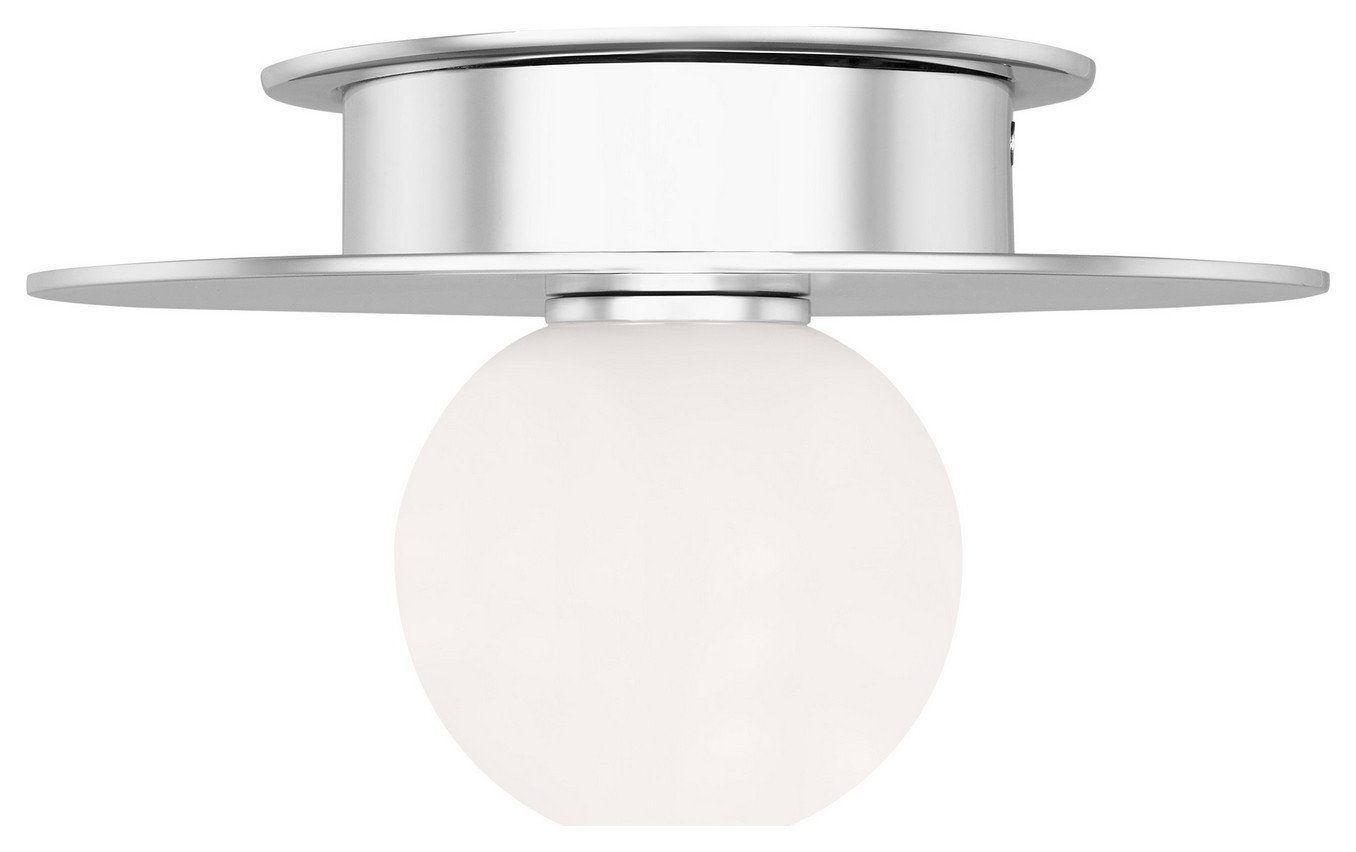Visual Comfort Studio KF1001PN 1-Light Flush Mount, Nodes ...