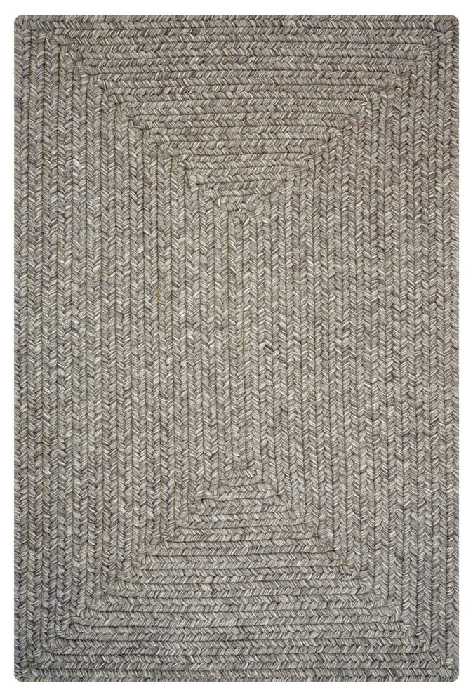 Homespice Decor Slate Indoor/Outdoor Braided Rug (Rectangle), 4' x 6 ...