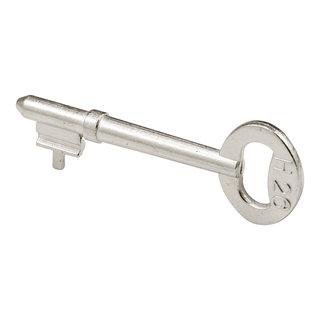 Vintage Lock Bit Key, H-26 Key Number, Diecast, Zinc Plated ...