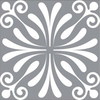 5" X 5" Gray And White Spire Peel And Stick Removable Tiles ...