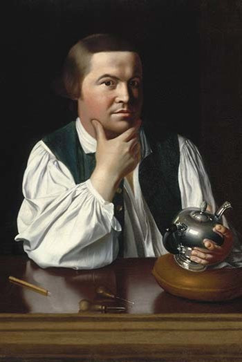Portrait of Paul Revere, 16" x 24" - Traditional - Prints And Posters ...