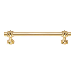 Utopia Alley Zinc Cabinet Knob, Polished Gold, 5.0" - Traditional ...