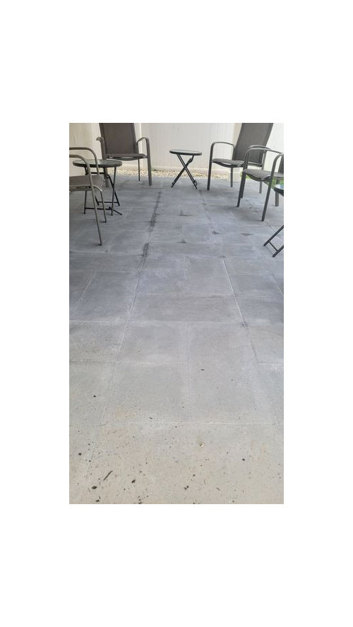 Please help! Grout haze on new bluestone patio
