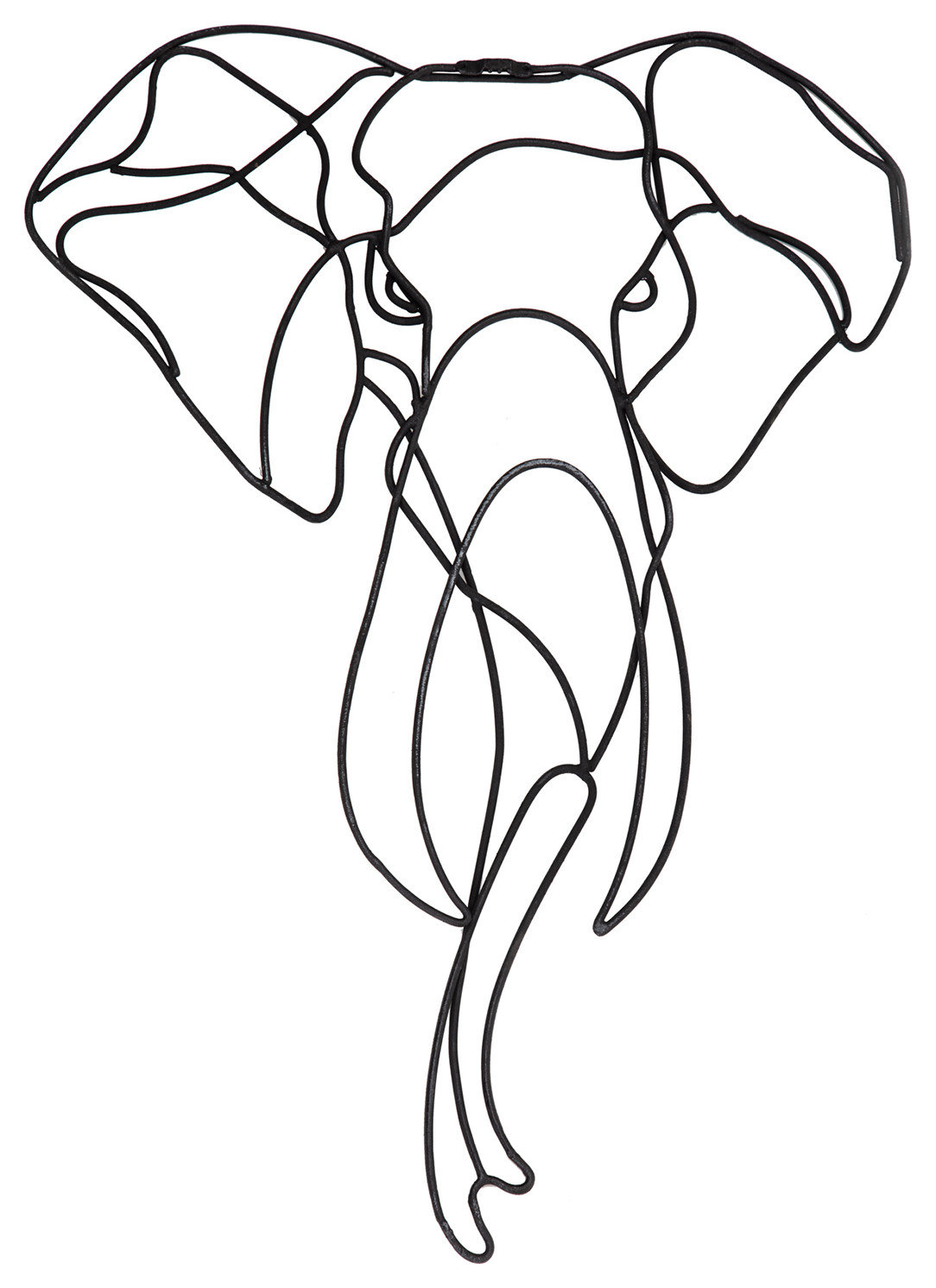 Asha Elephant Metal Wall Art - Contemporary - Metal Wall Art - by ...