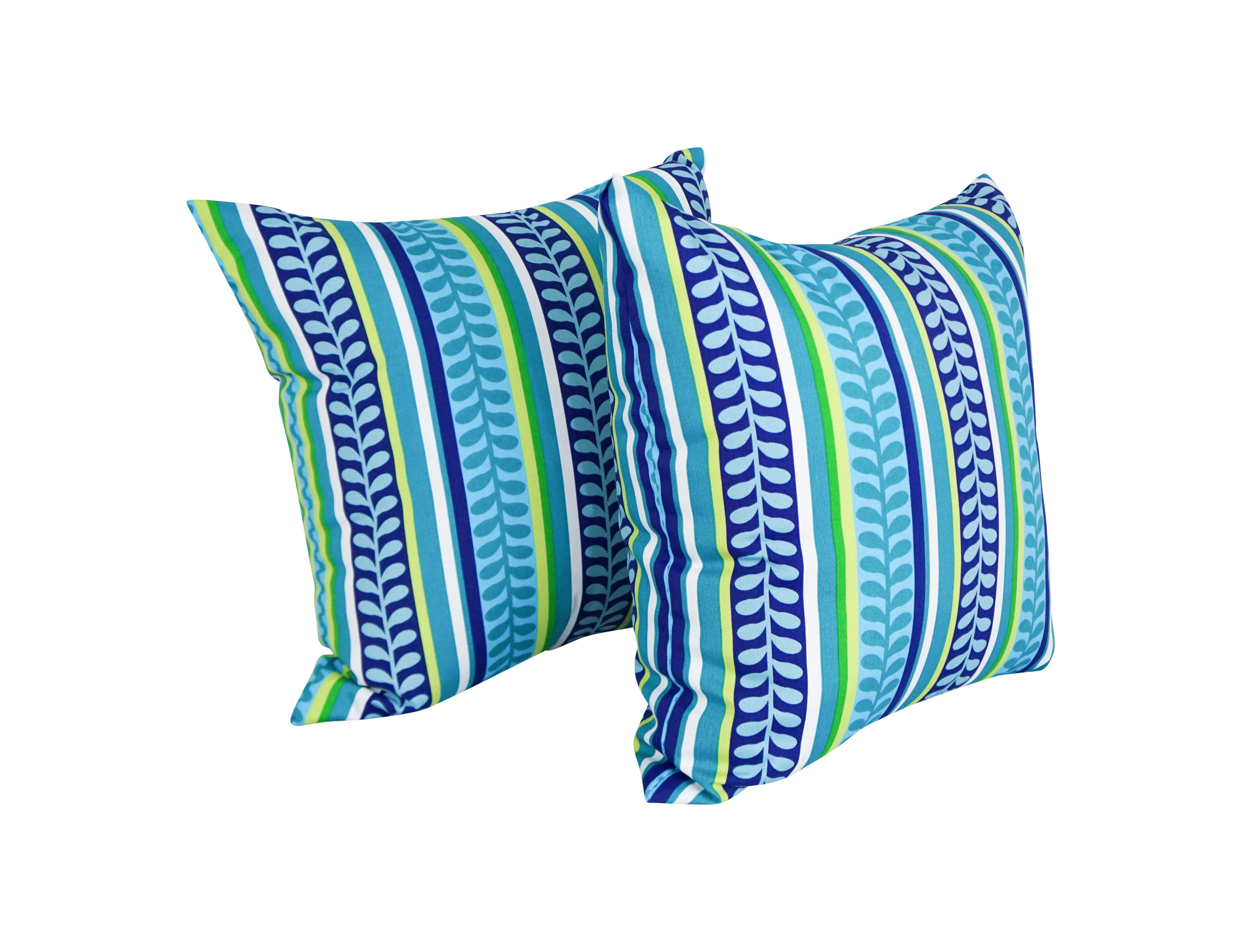 Outdoor Patterned Spun Polyester 25" Jumbo Throw Pillows, Set of 2 ...