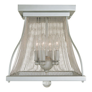 Framburg 5500 SP/PN 4-Light Flush Mount, Harrison - Transitional ...