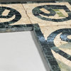 Marble Mosaic Border Listello Insert Tile Carina Green 4x13.8 Polished ...